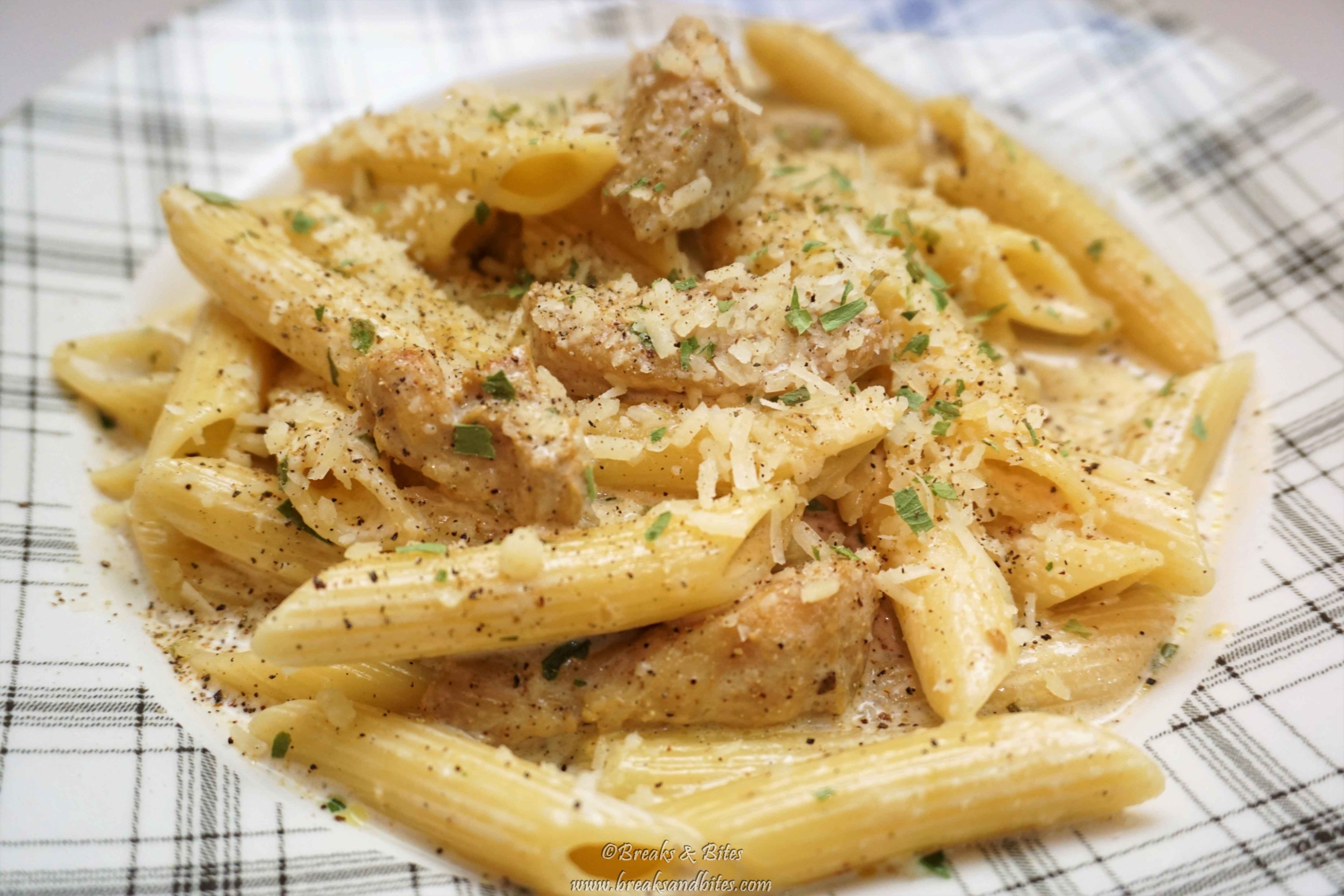 Tarragon Chicken Pasta – Nikahversary Dinner! – Breaks & Bites